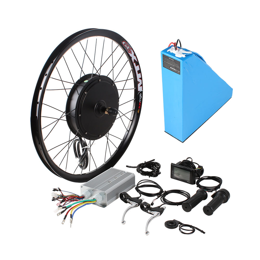 2000w Rear Wheel Direct Hub Motor E Bike Conversion Kit - SailiMotor